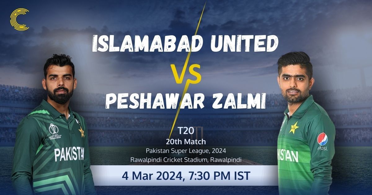 ISU vs PSZ Match Prediction | 20th Match at Rawalpindi | 04 Mar 2024