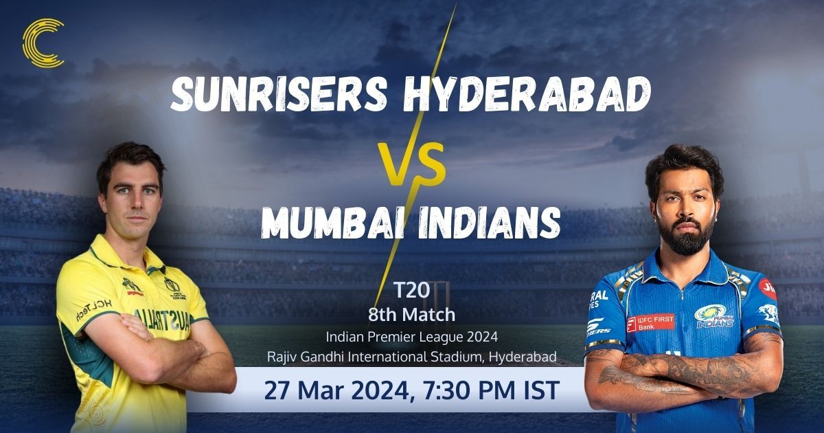 SRH vs MI Match Prediction | 8th Match at Hyderabad | 27 Mar 2024