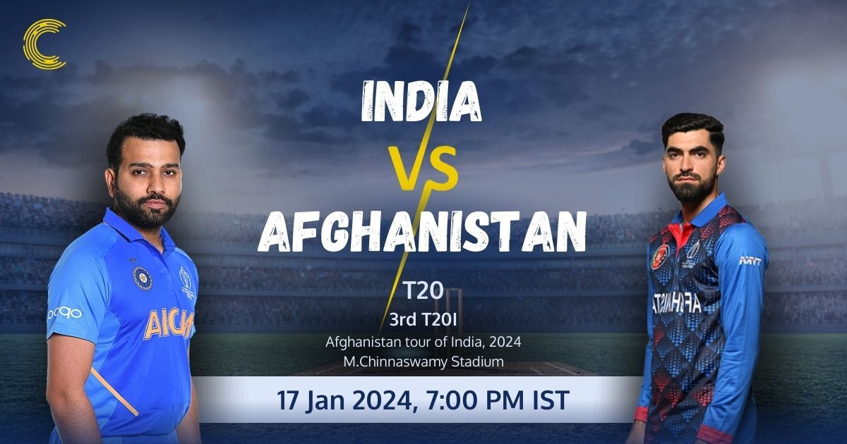 IND vs AFG Match Prediction | 3rd T20I at Bengaluru | 17 Jan 2024